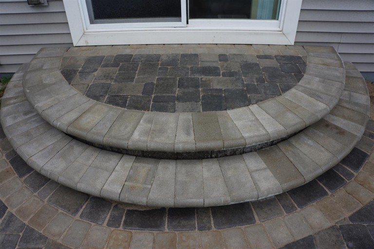 Brick and Block stairs | Devine Design Hardscapes