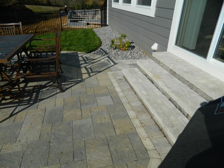 Brick and Block stairs | Devine Design Hardscapes