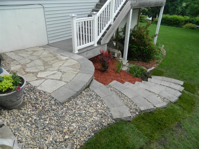 Brick and Block stairs | Devine Design Hardscapes