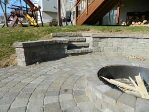 Brick and Block stairs | Devine Design Hardscapes
