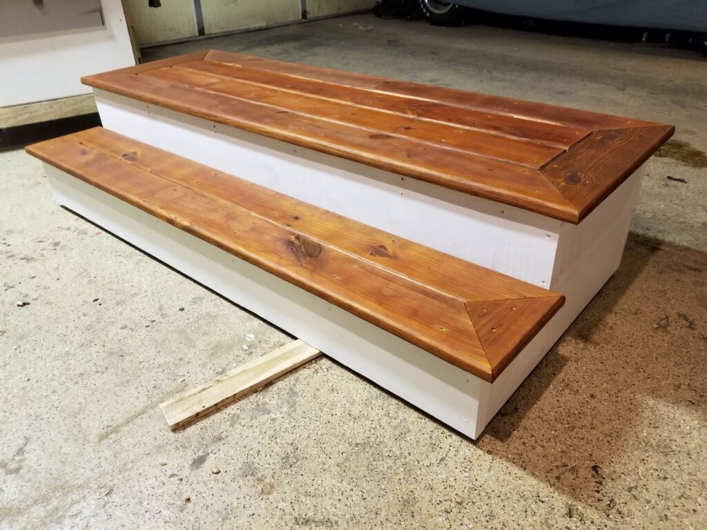 Composite Pre-Built Steps for the Front & Back Door