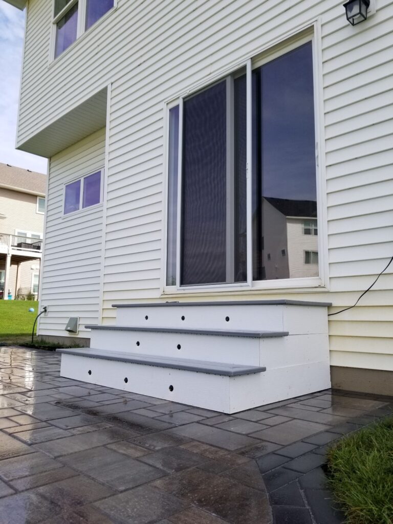 Composite Pre-Built Steps for the Front & Back Door
