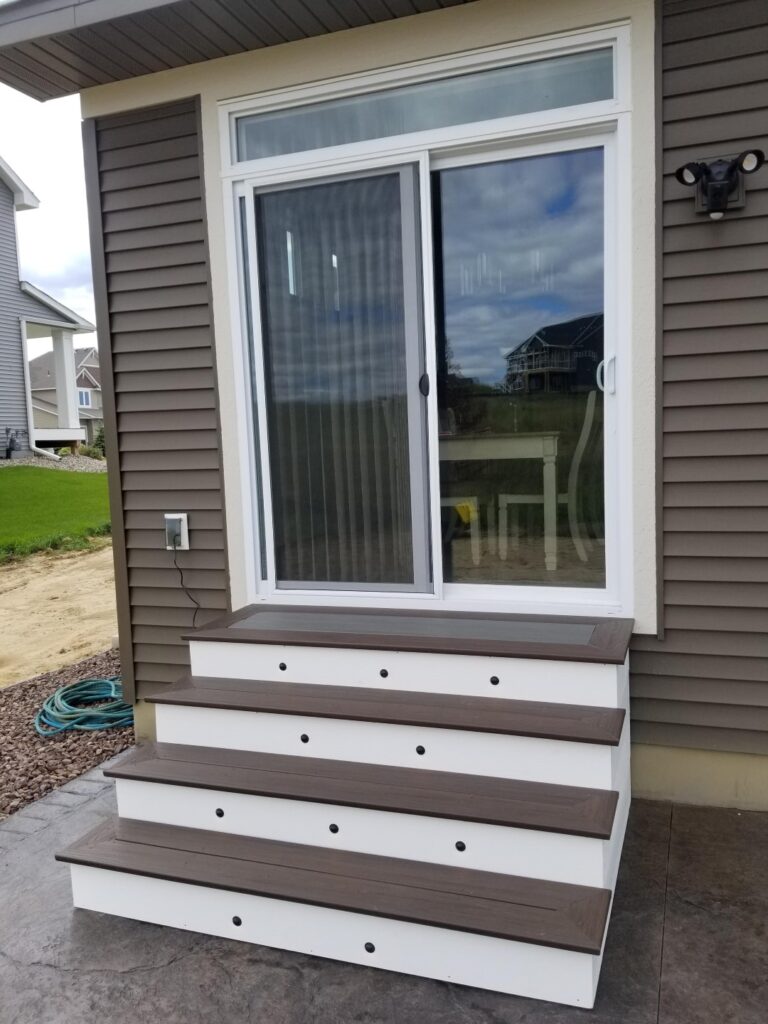 Composite Pre-Built Steps for the Front & Back Door