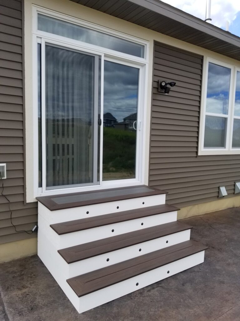 Composite Pre-Built Steps for the Front & Back Door