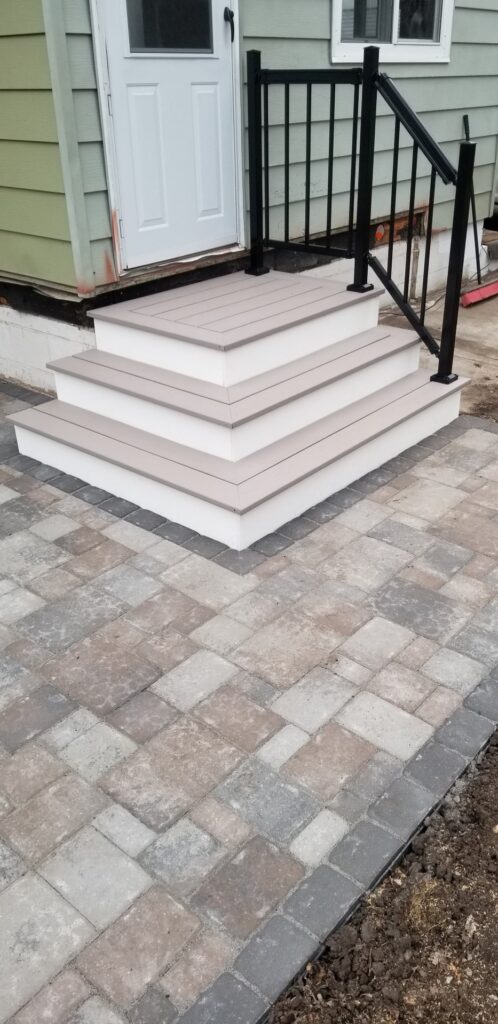 Composite Pre-Built Steps for the Front & Back Door