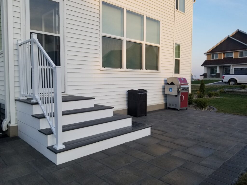 Composite Pre-Built Steps for the Front & Back Door