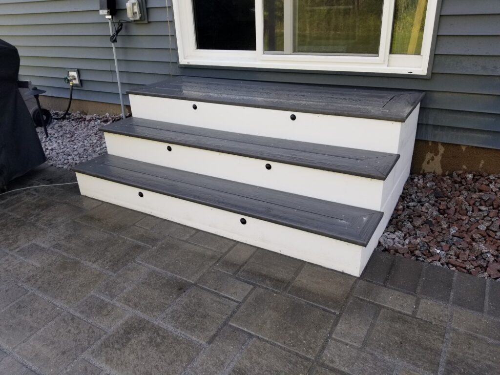 Composite Pre-Built Steps for the Front & Back Door