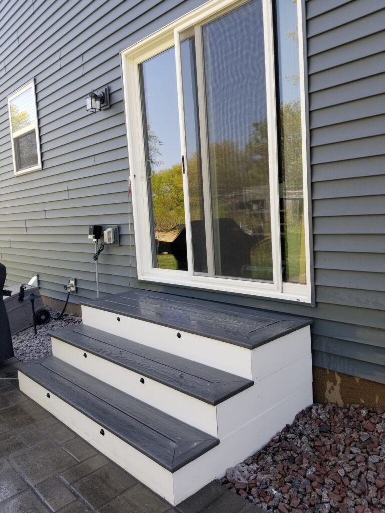 Composite Pre-Built Steps for the Front & Back Door