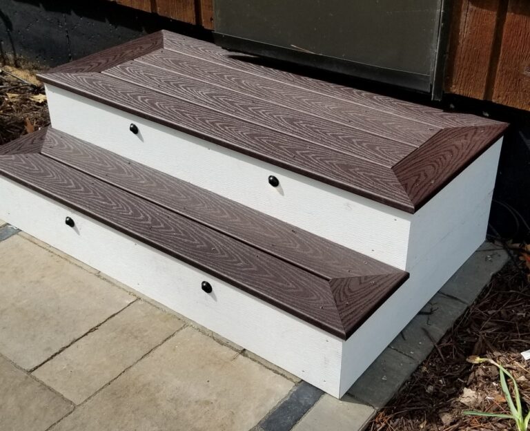 Composite Pre-Built Steps for the Front & Back Door
