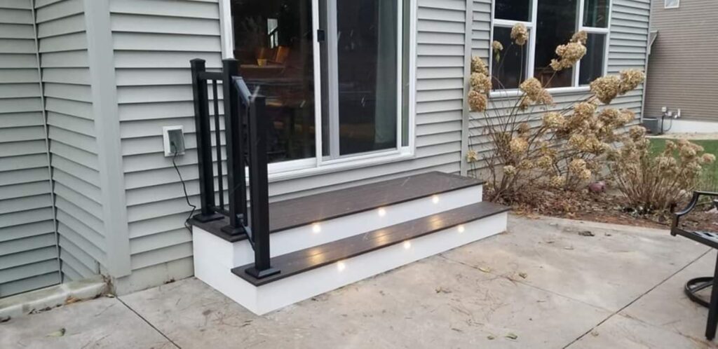 Composite Pre-Built Steps for the Front & Back Door
