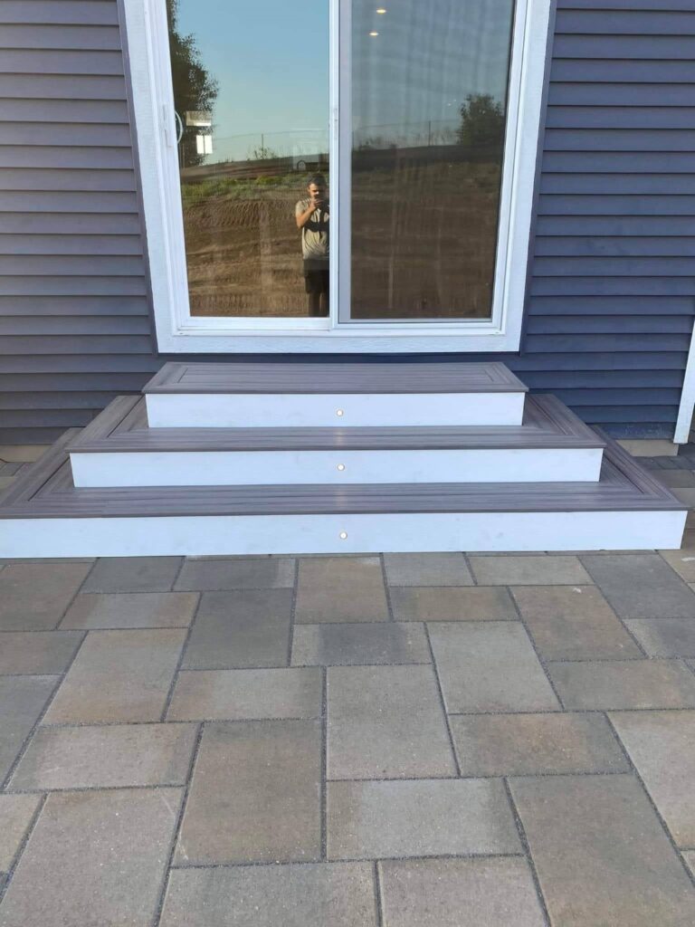 Composite Pre-Built Steps for the Front & Back Door