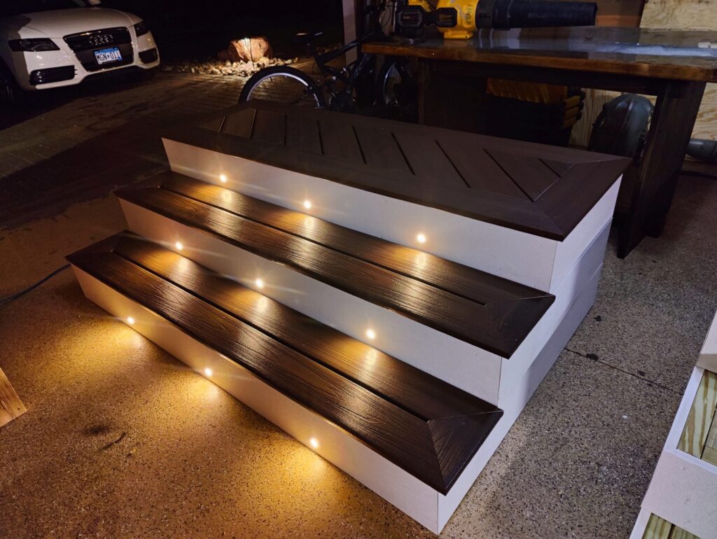 Composite Pre-Built Steps for the Front & Back Door