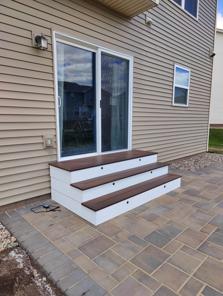 Composite Pre-Built Steps for the Front & Back Door
