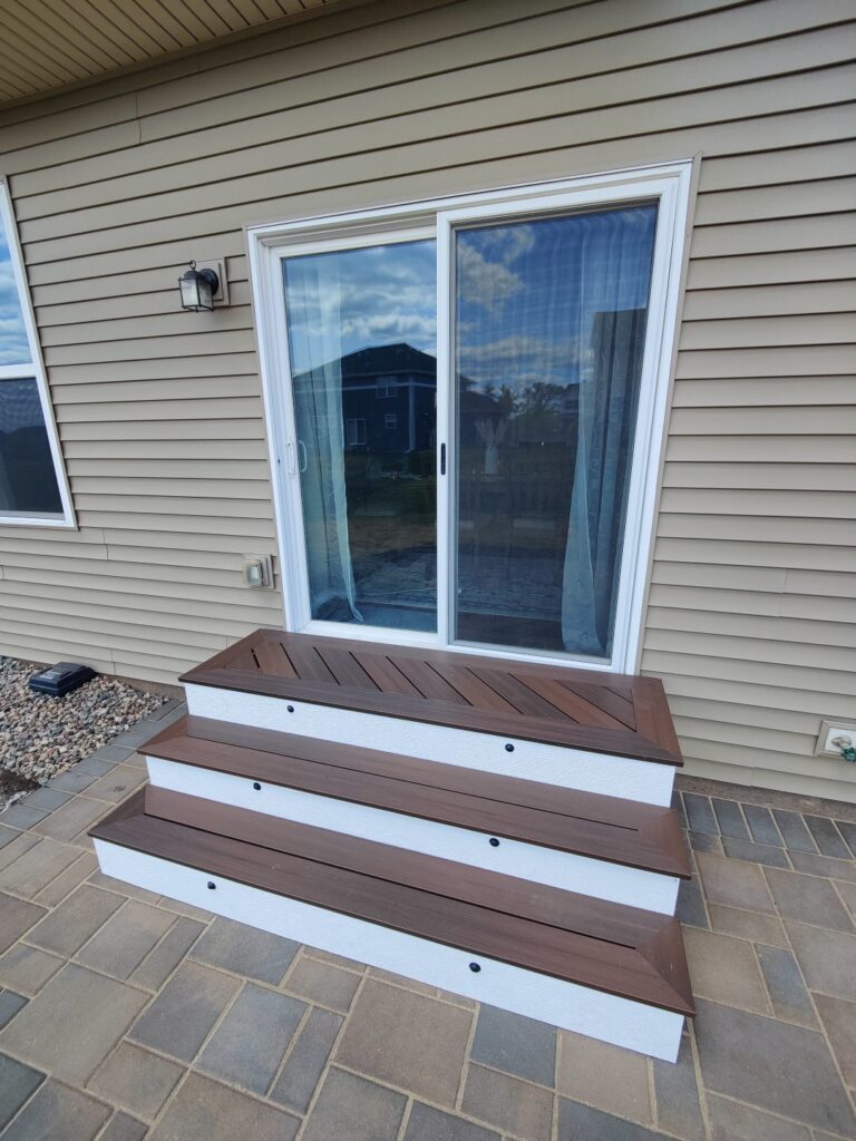Composite Pre-Built Steps for the Front & Back Door
