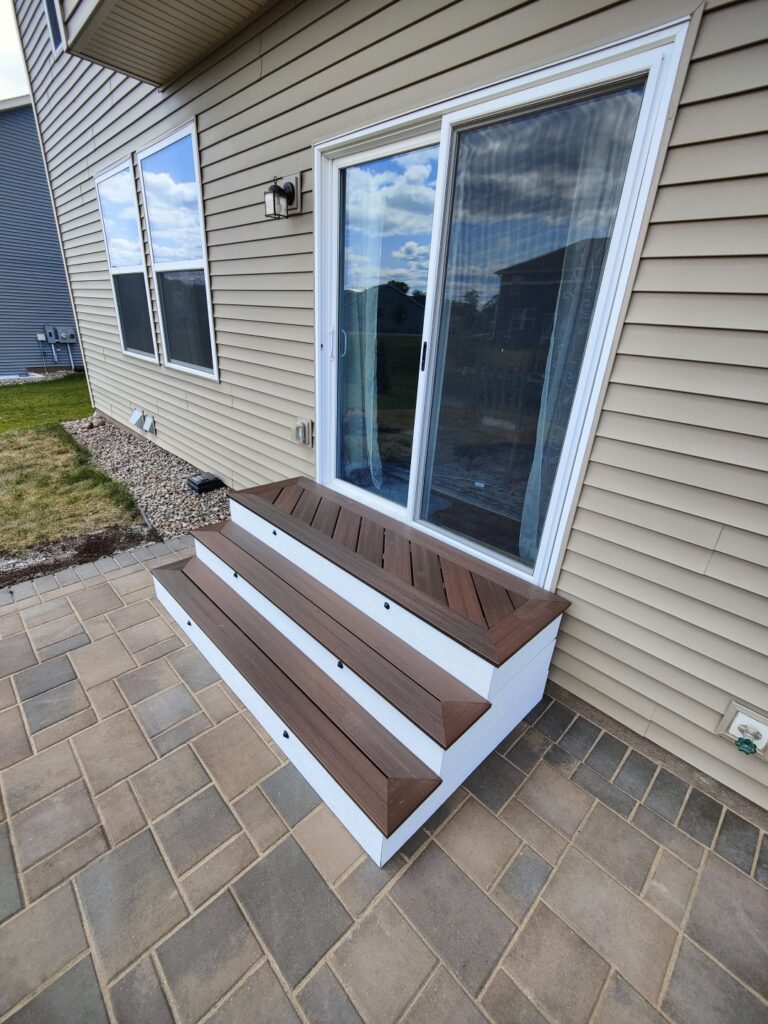 Composite Pre-Built Steps for the Front & Back Door