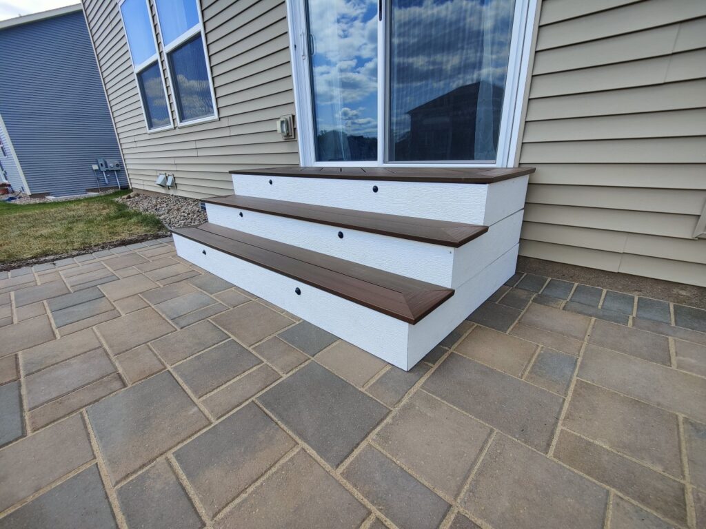 Composite Pre-Built Steps for the Front & Back Door