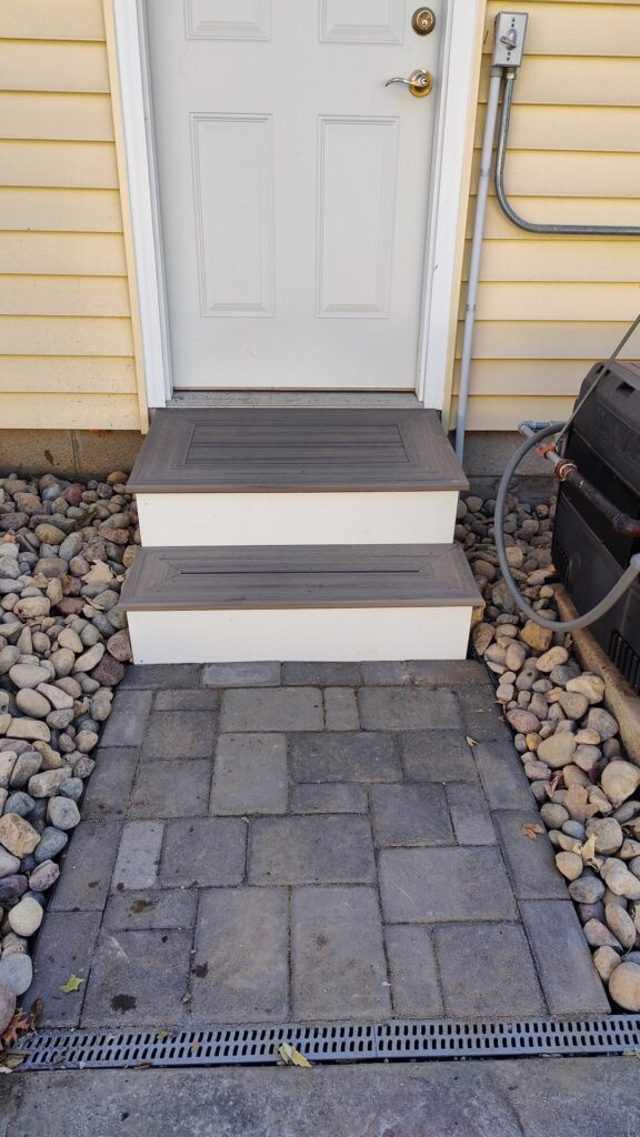 Composite Pre-Built Steps for the Front & Back Door